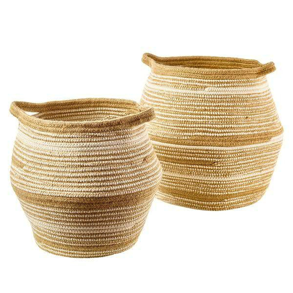 Korb Jute oval | Deko | Wohnaccessoires | LEONI Luxusmode